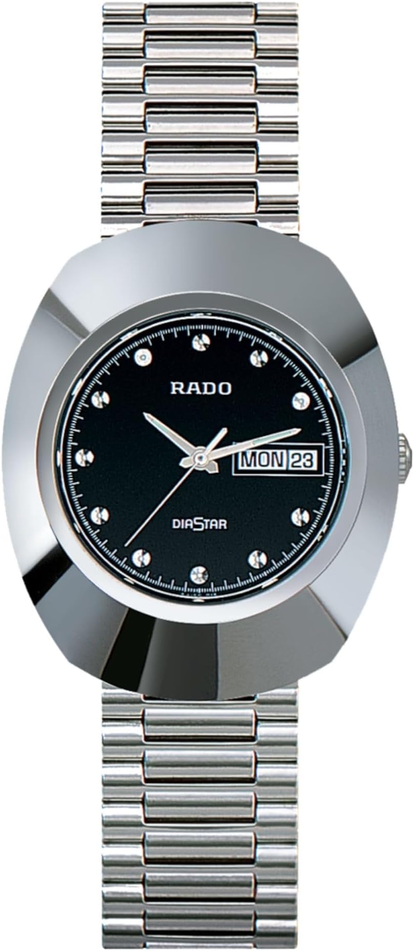 Rado DiaStar Original Swiss Automatic Watch with Stainless Steel Strap ...