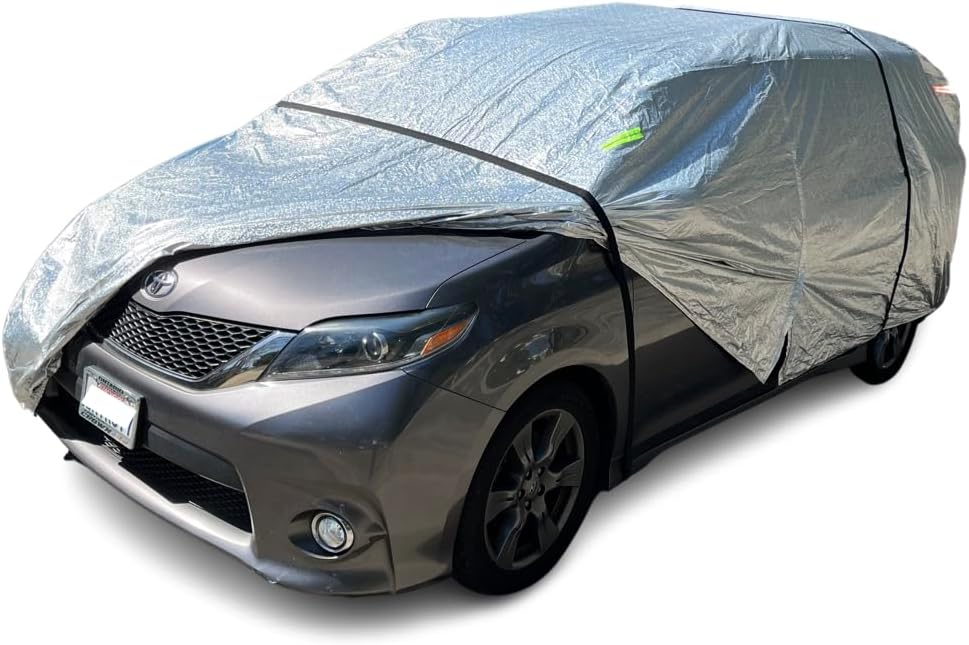 Amazon.com: CarsCover 100% Sunblock Mini Van Fit Up to 195 inch Minivan ...