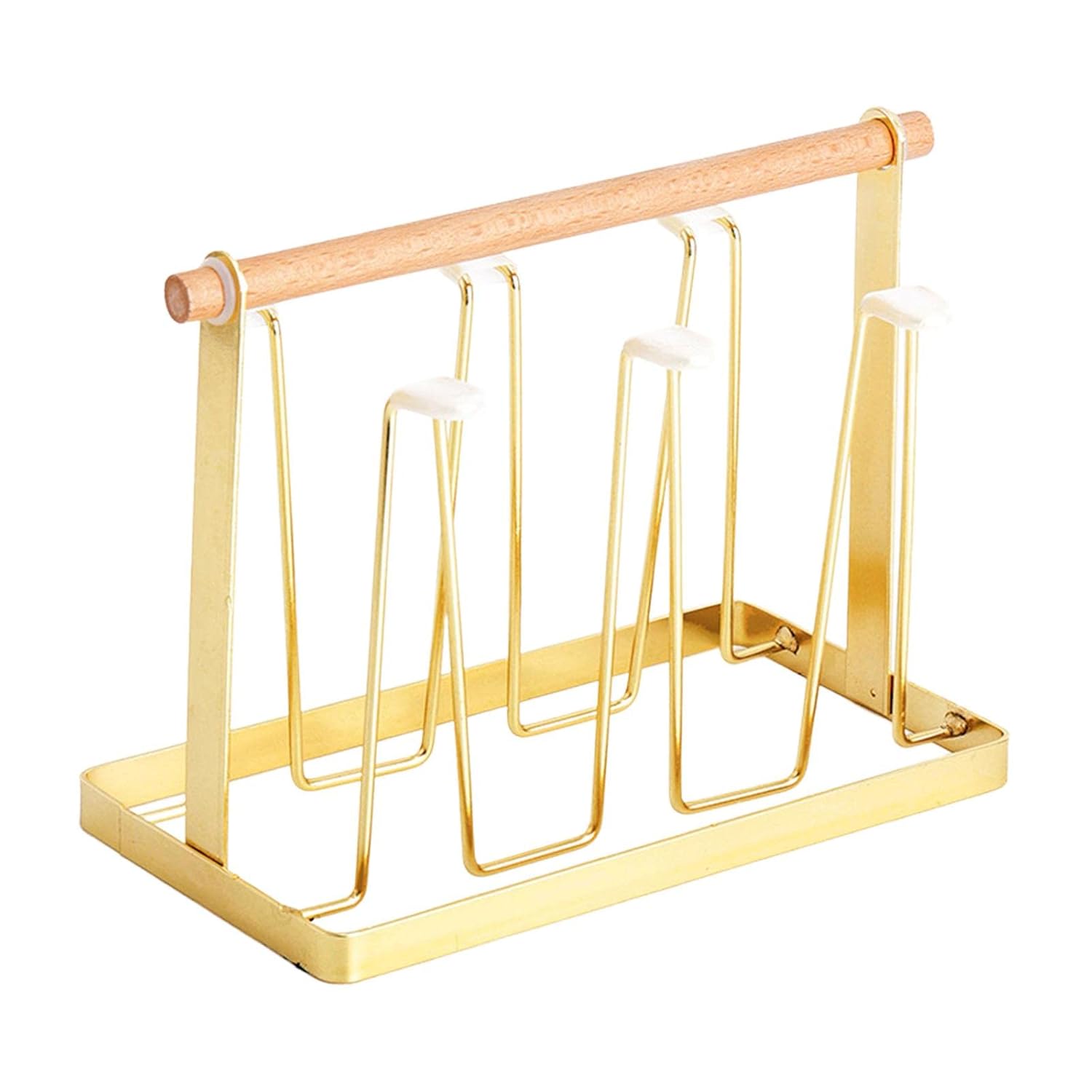 LOOM TREE Metal Cup Drying Rack Holder with Handle Drainer Stand for ...