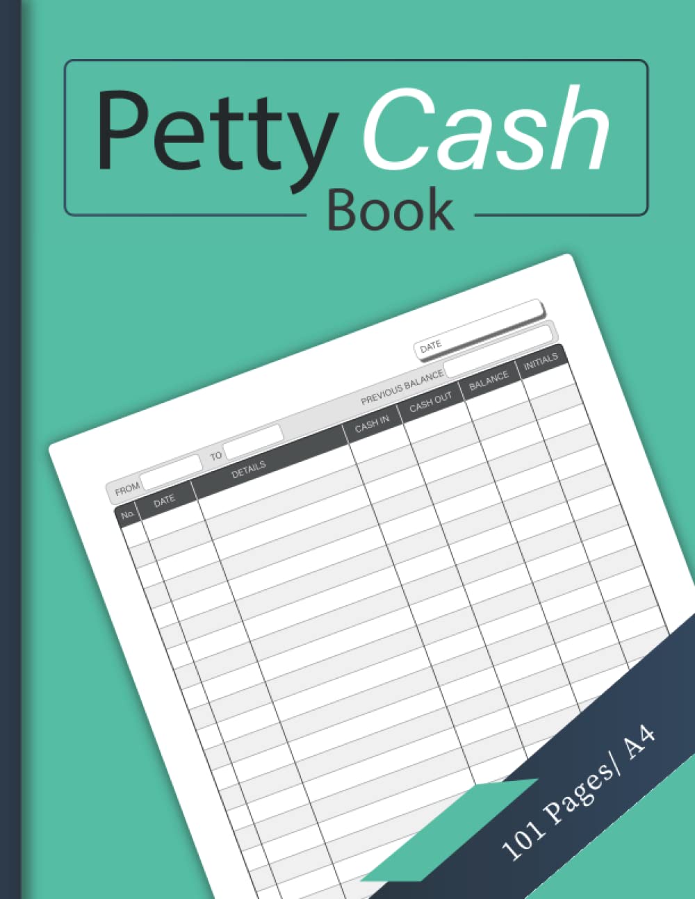 Buy Petty Cash Book: Cash Flow Log Book A4 | petty cash ledger | petty ...