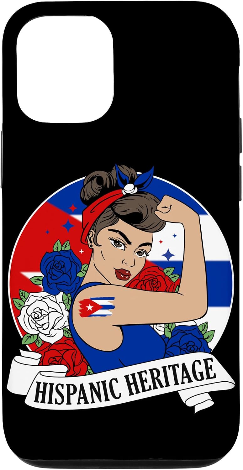Amazon.com: iPhone 15 Cuba Hispanic Heritage Month Cuban Latina ...