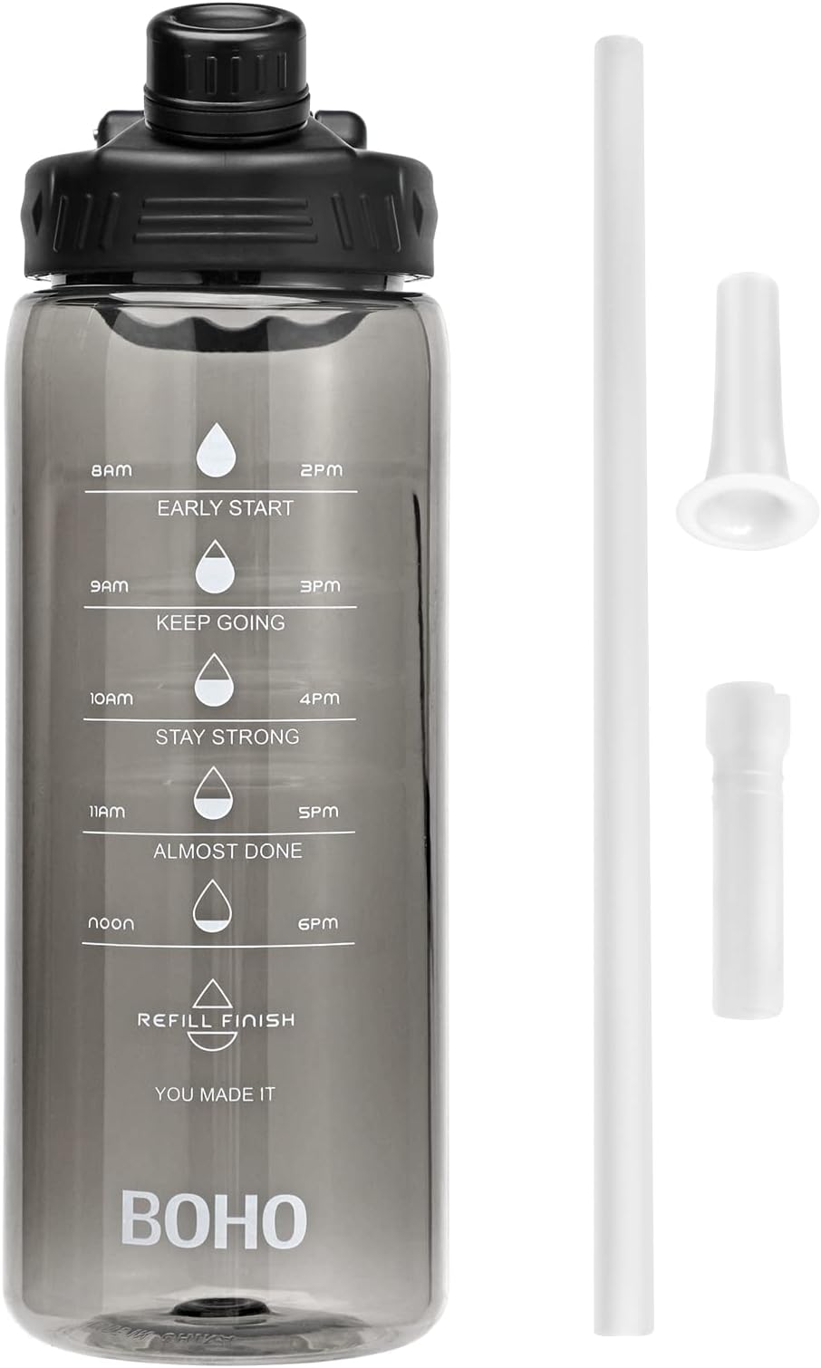 Amazon | YTCYKJ 水筒 2L ボトル ジャグ スポーツボトル ウォーターボトル ポータブル プラスチック BAPフリー 目盛り ストロー 広口 飲料対応 耐冷耐熱 漏れ防止 ...