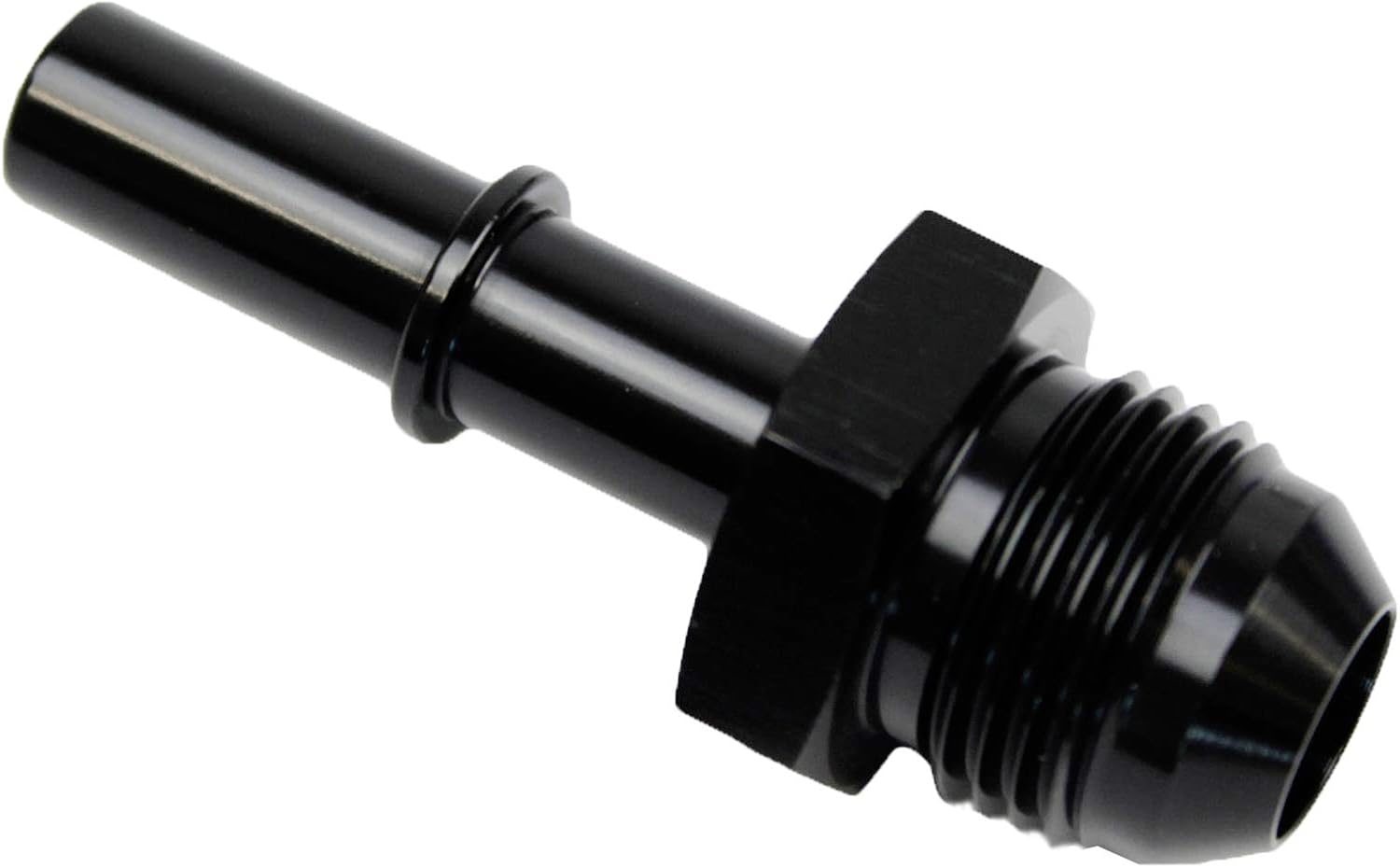 6AN Flare to 3/8 SAE Quick-Disconnect Male Push-On EFI Fuel Hose Line ...