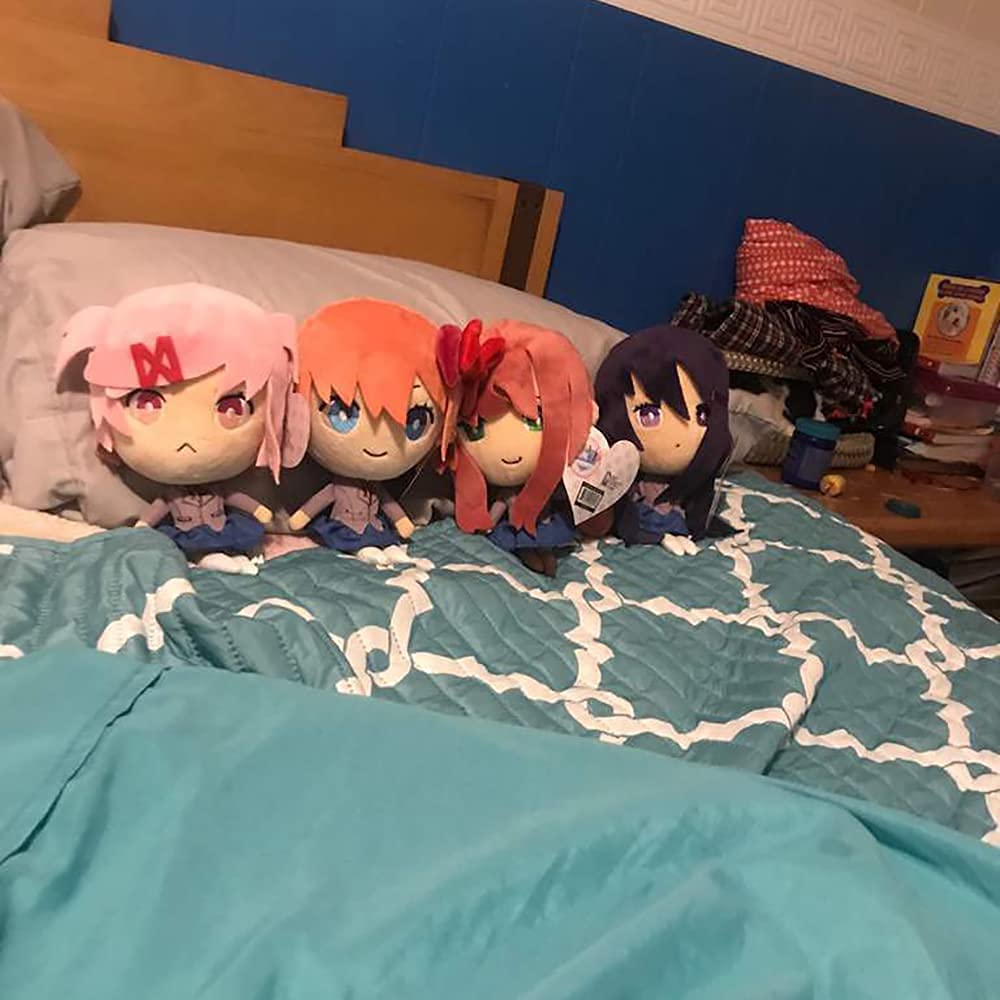 Doki Doki Literature Club Plush Cute Ddlc Sayori Yuri Natsuki ...