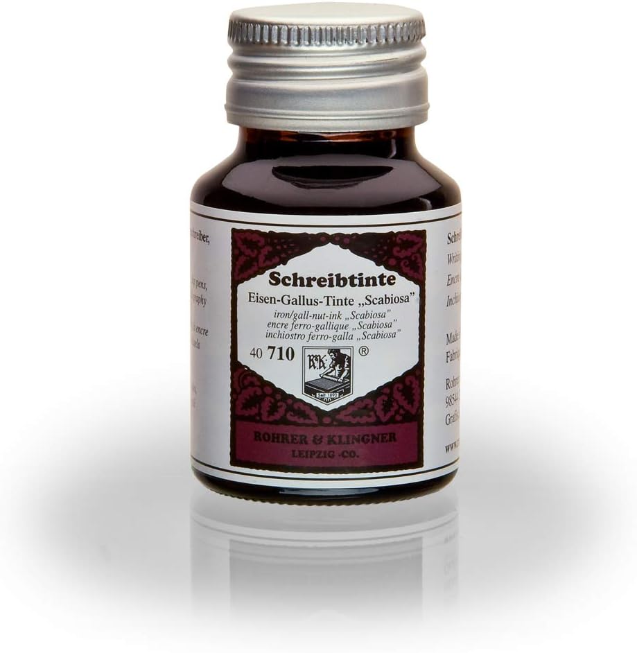Rohrer & Klingner Fountain Pen Ink - Iron/Gall Nut Ink "Scabiosa ...