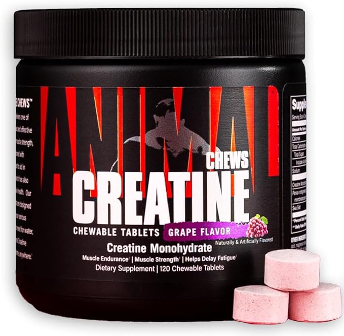 Amazon.com: Animal Creatine Chews Tablets - Enhanced Creatine ...