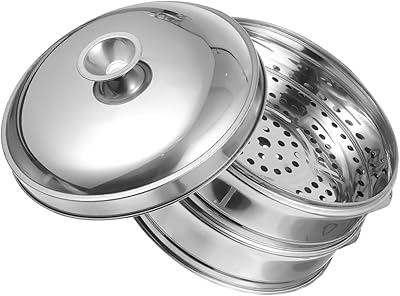 Amazon.com: AVACRAFT 18/10, 3 Piece Stainless Steel Steamer Cooking Pot ...