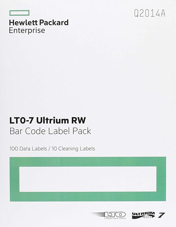 Amazon.co.jp: 日本ヒューレットパッカード HPE LTO7 Ultrium RW バーコードラベルパック Q2014A ...