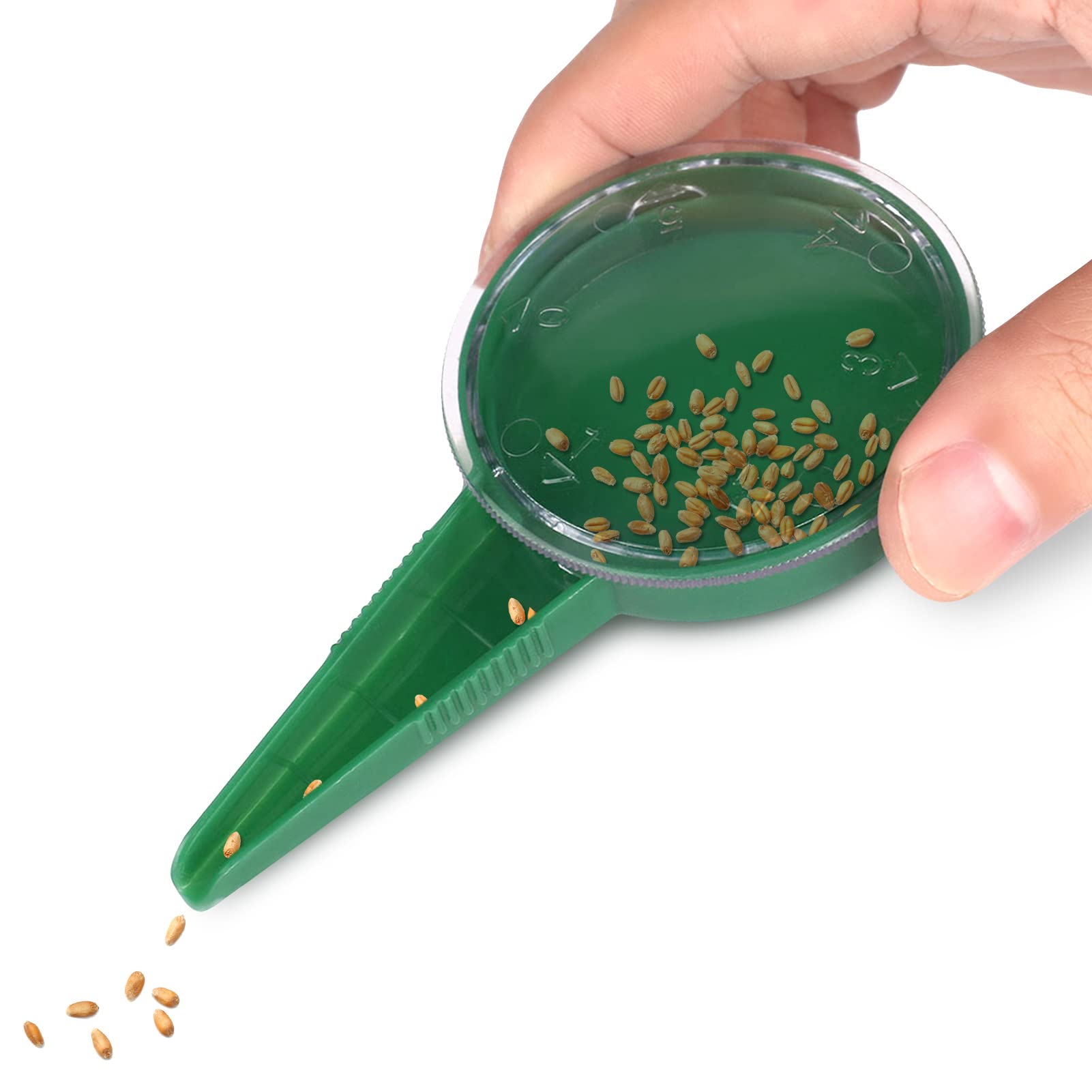 Amazon.com : Pack of 2 Seed Spreader, Handheld Seed Planter Green ...