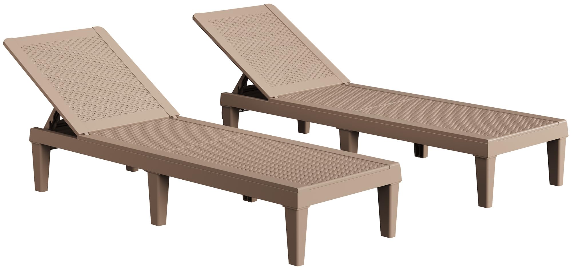 Snapklik.com : Greesum Outdoor Chaise Lounge Chairs Set Of 2