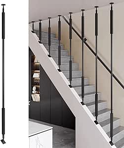 Angle Adjustable Iron Balusters for Staircase, Customizable Baluster ...