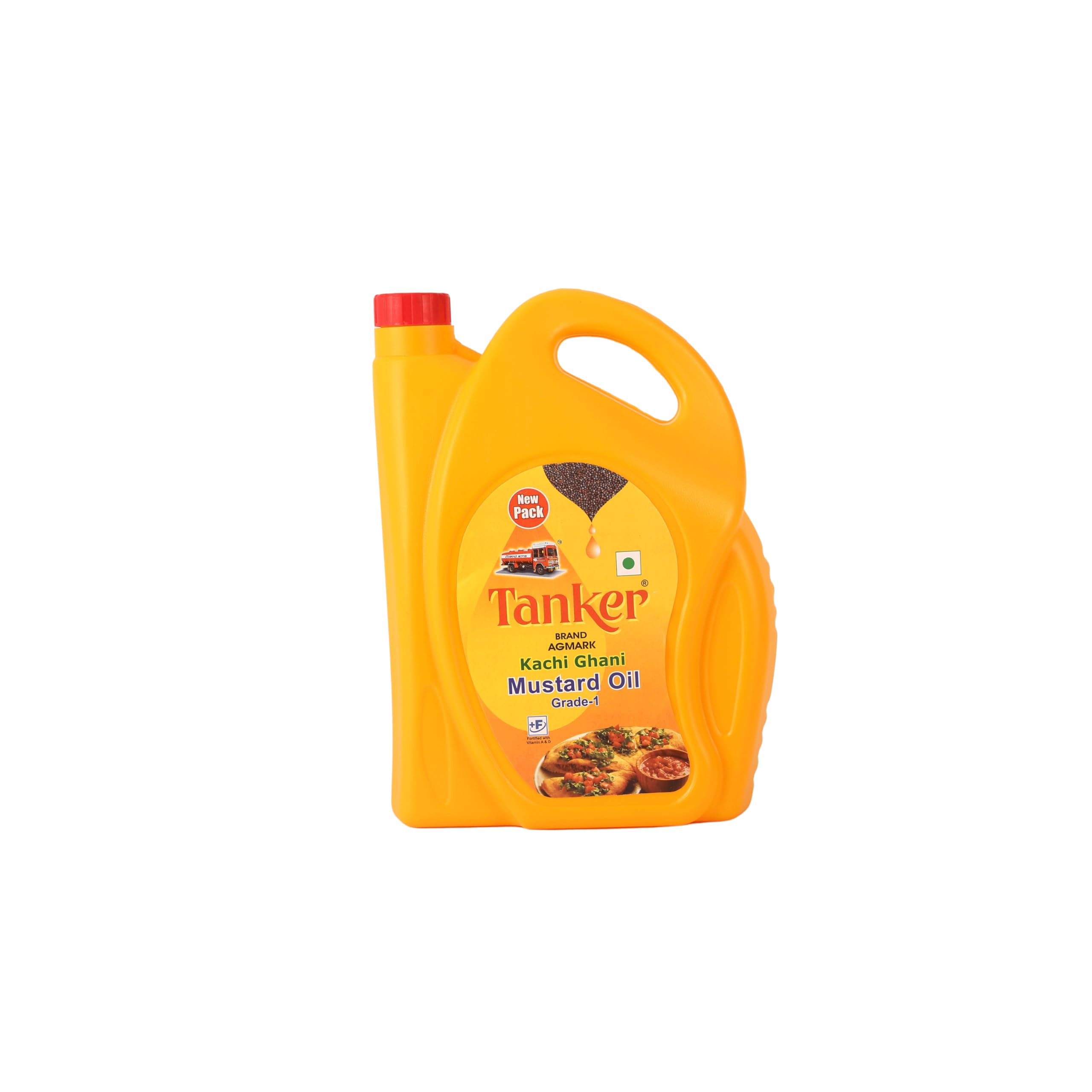 Tanker Brand Kachhi Ghani Mustard Oil (5 ltr) : Amazon.in: Grocery ...