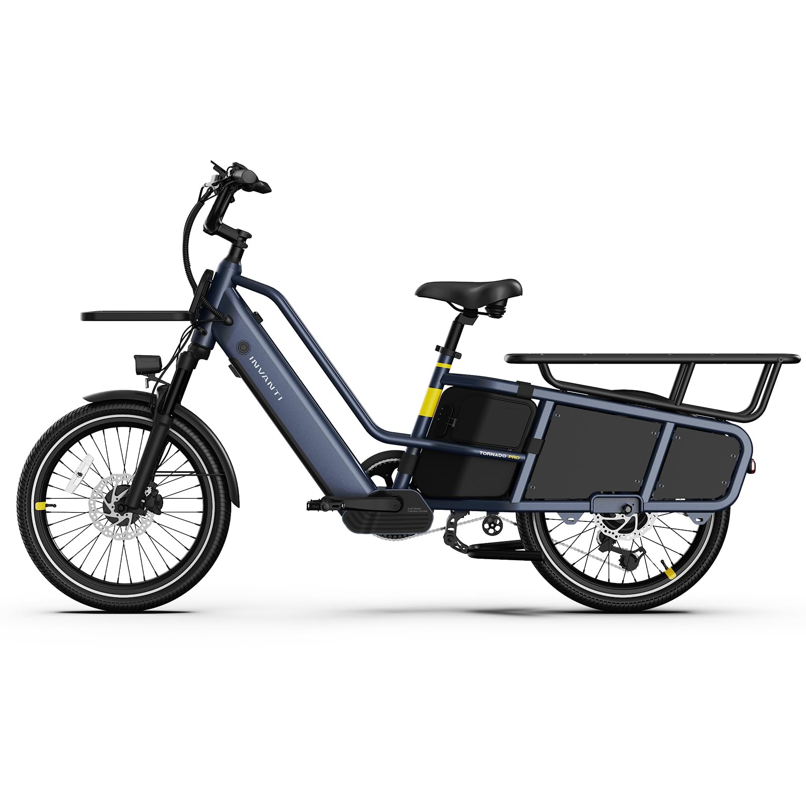Amazon.com : INVANTI Electric Bike with Front Basket and Rear Rack ...