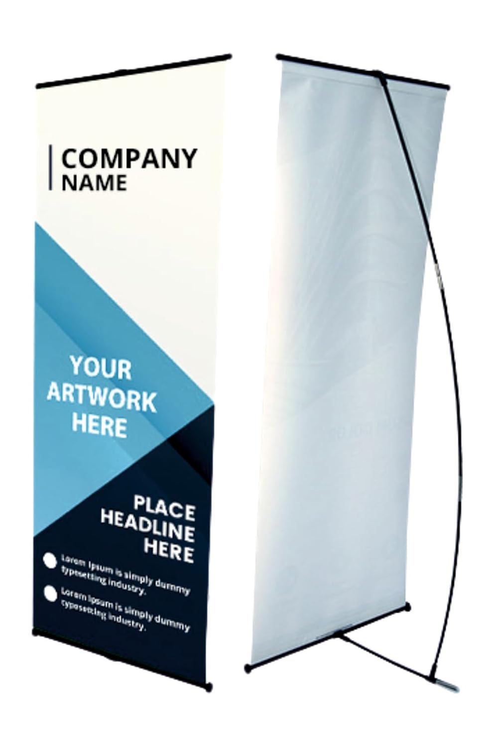 STANDY Wale L Banner Stands, Outdoor Trade Show Event Display ...