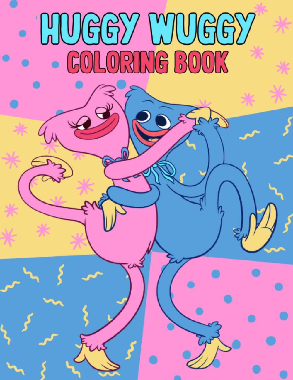Huggy Wuggy Coloring Book 60 Pages Of High Quality Coloring | Desertcart GB