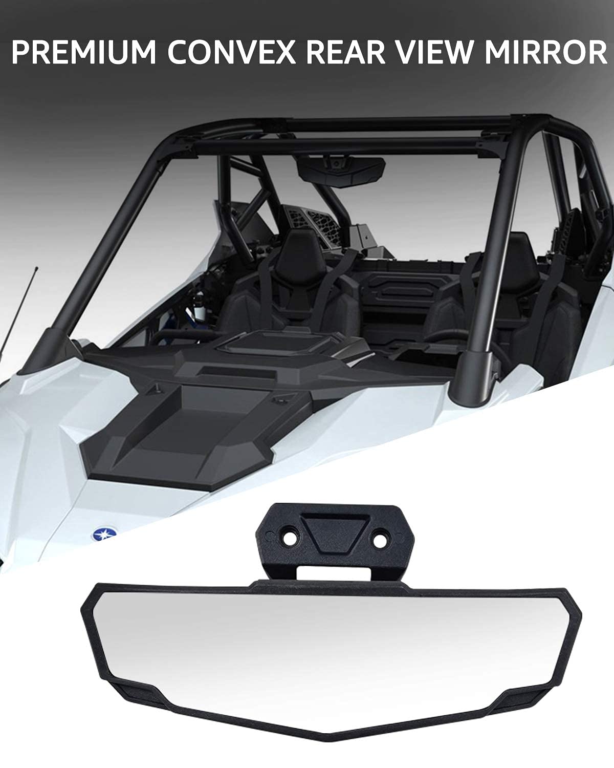 Snapklik.com : A & UTV PRO Rear View Mirror For 2024-2025 Polaris RZR ...