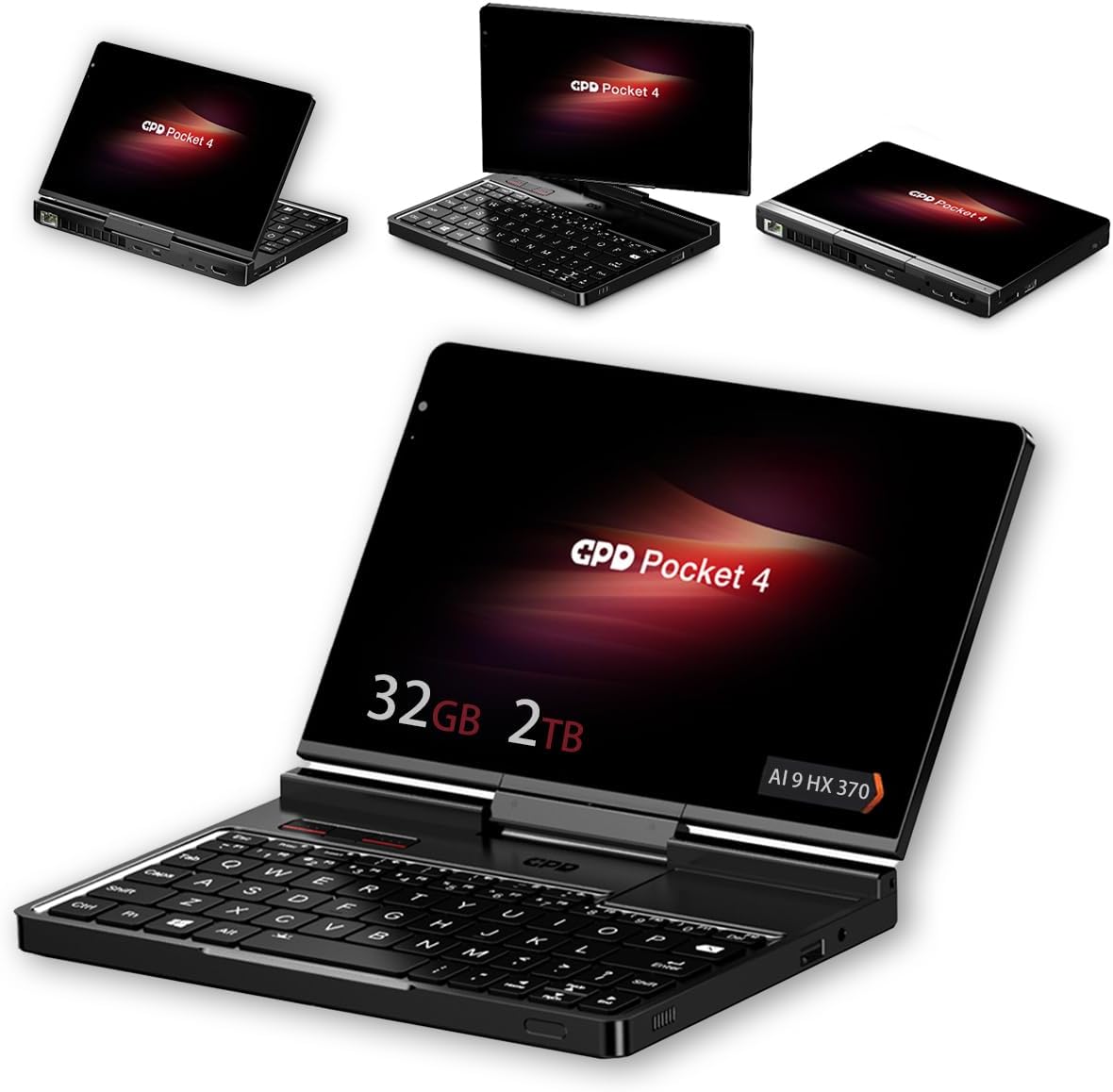 Amazon.com : Pocket 4 Mini Laptop 8.8" 2.5K 144Hz Touchscreen with AMD ...