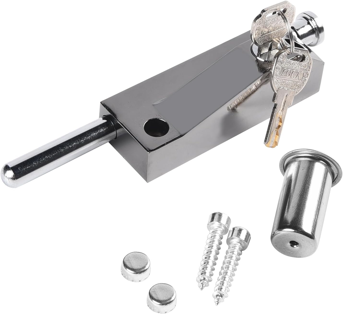 Asec AS1997 Garage Door Lock - Black : Amazon.co.uk: DIY & Tools