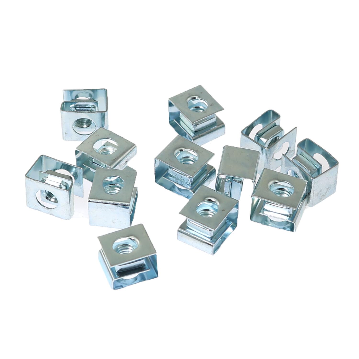 M6 Slide-on Cage Nut RLECS 12pcs M6 Special-Shaped Cage Nuts, Square ...