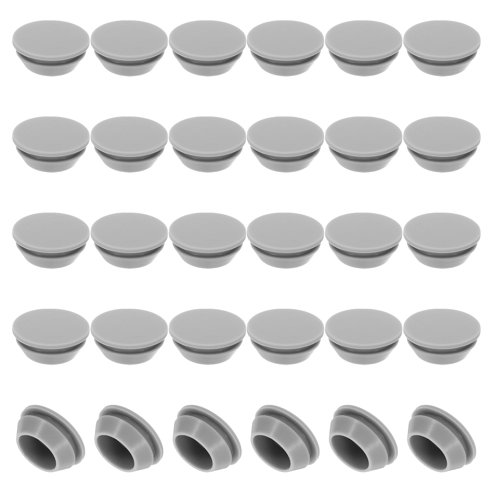 PATIKIL 18mm Diameter Silicone Round Snap, 30 Pcs in Type Locking ...