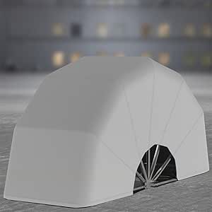 Motorcycle Folding Garage - Outdoor Semi-Automatic Folding Mobile Car ...