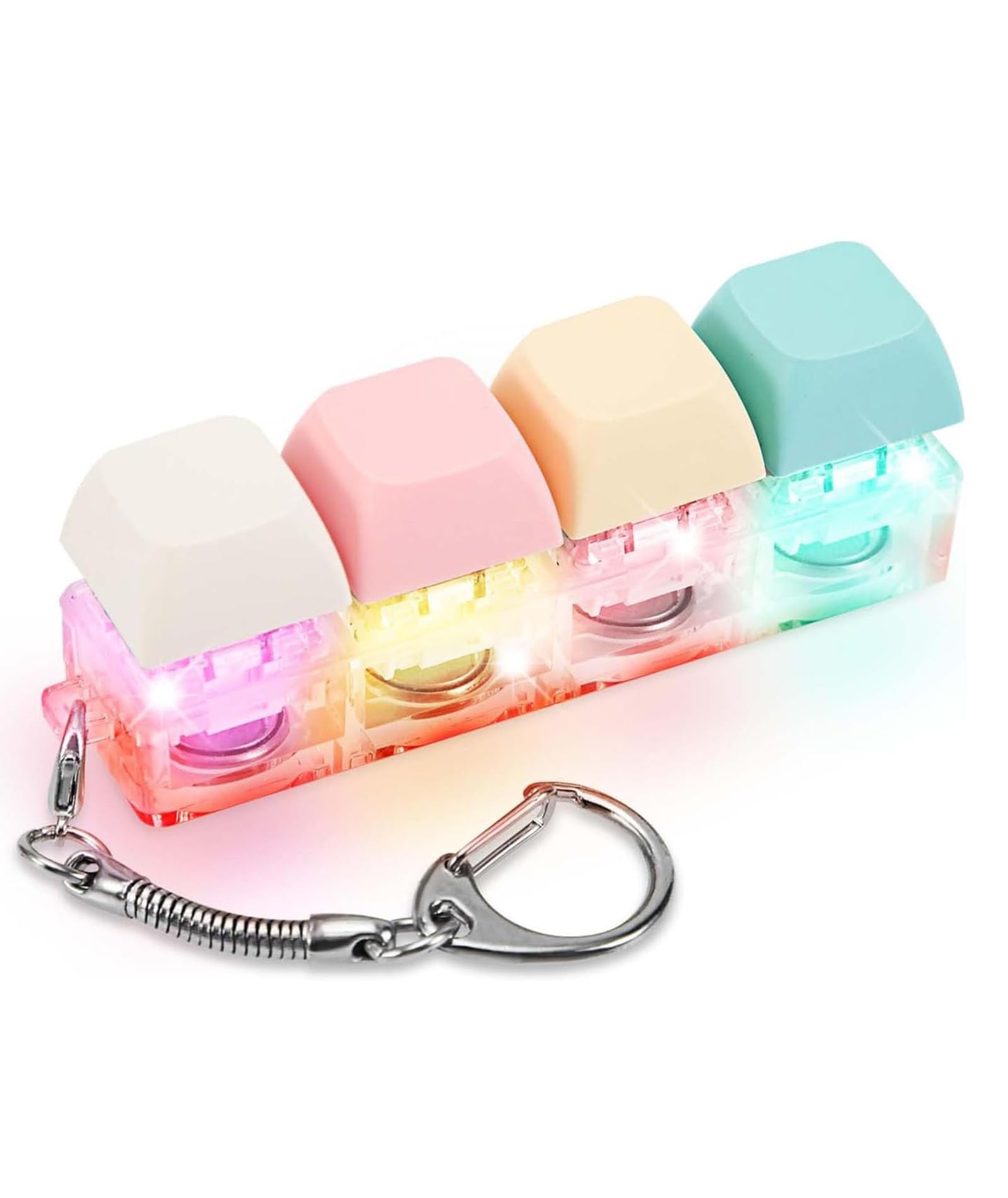 Buy Fidget Toys, Fidget, Adult Toys Keychain Keyboard 4 Keys Keyboard ...