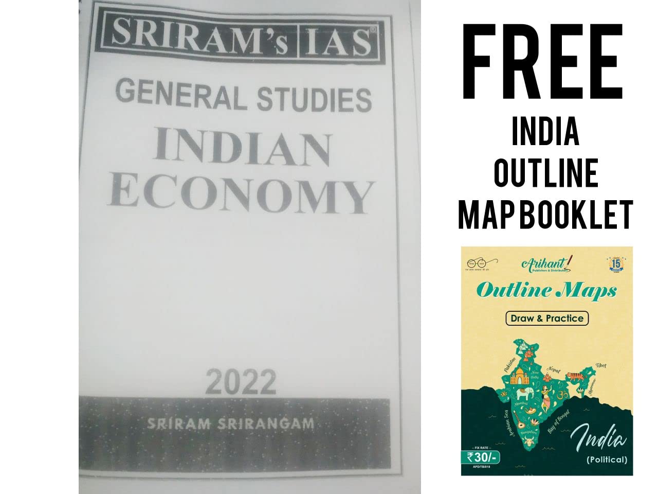 Buy Sriram IAS General Studies - Indian Economy 2022 (Photocopy with ...