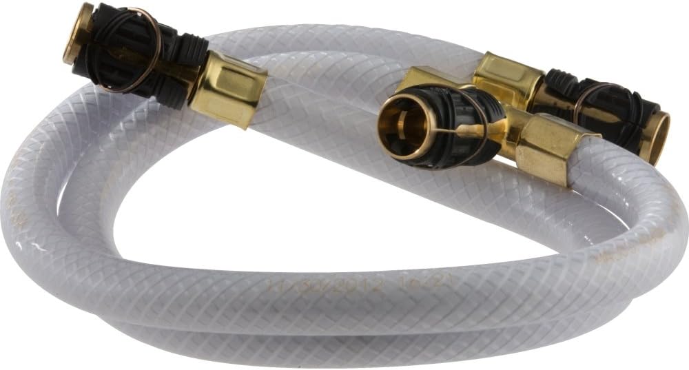 15.75 Inch Extended Quick Connect Hose Hot & Cold Water Mixer Line with ...