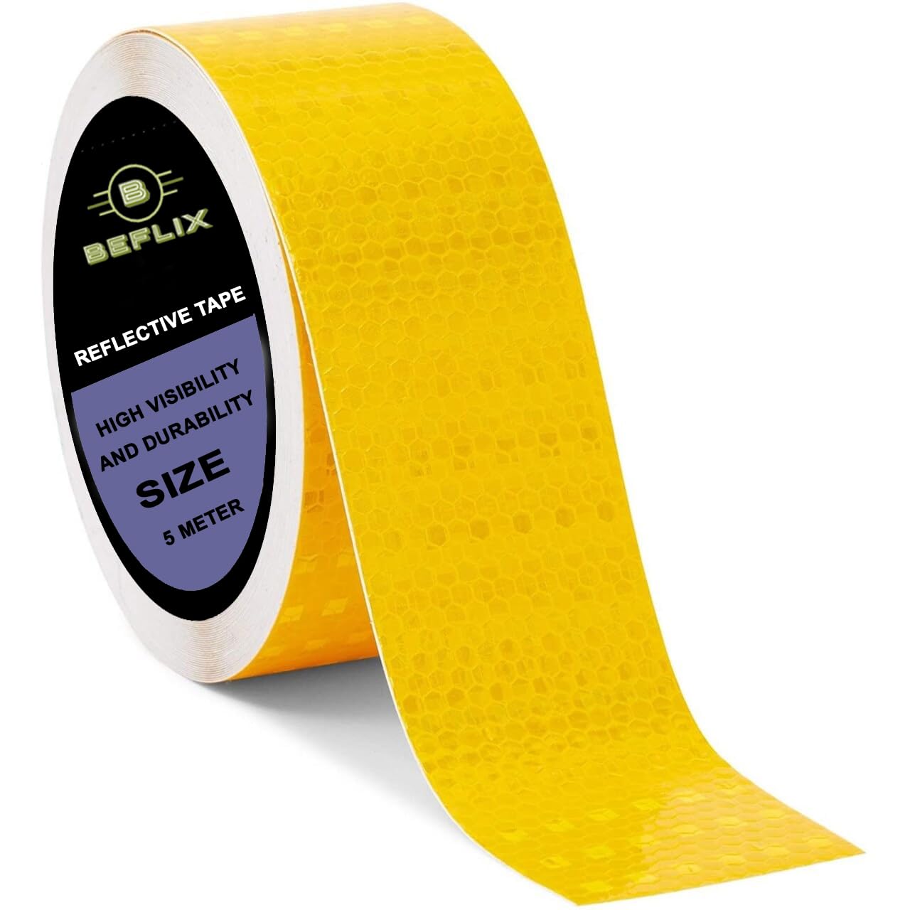 Beflix® High Intensity Radium Reflective Tape - 5 Meters in Length 48mm ...