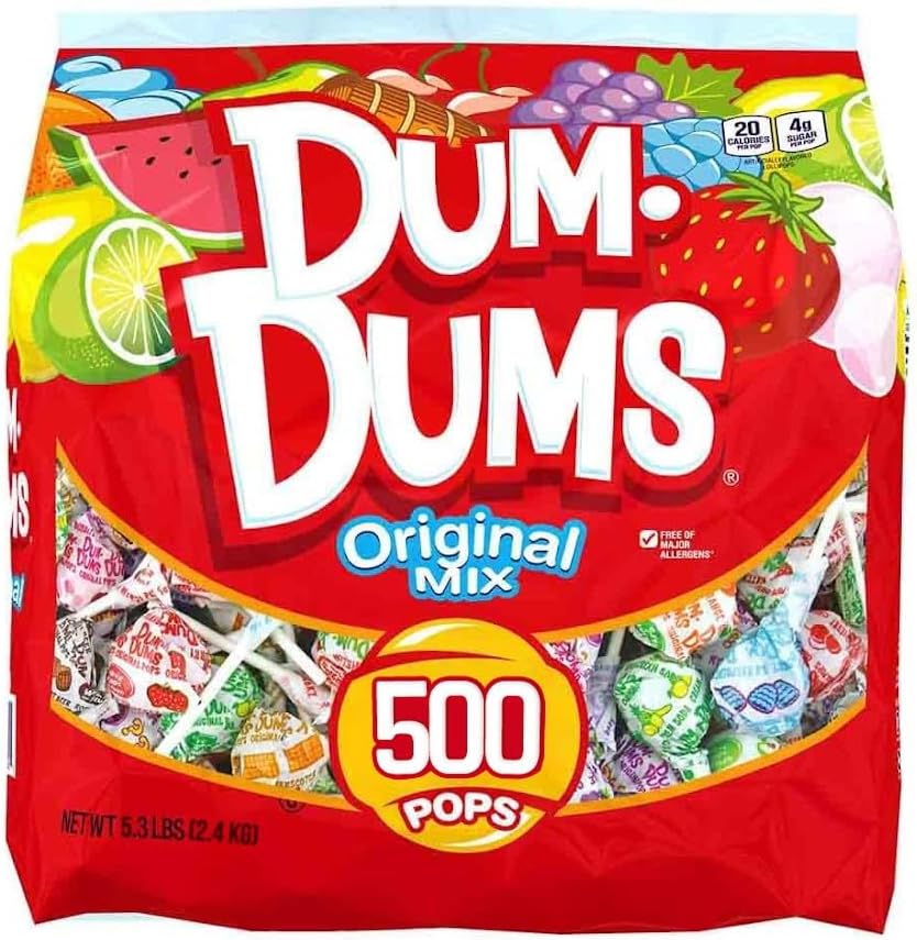Amazon.com : DUM DUMS Lollipops bulk - Assorted Flavors, Mix fun 16 ...