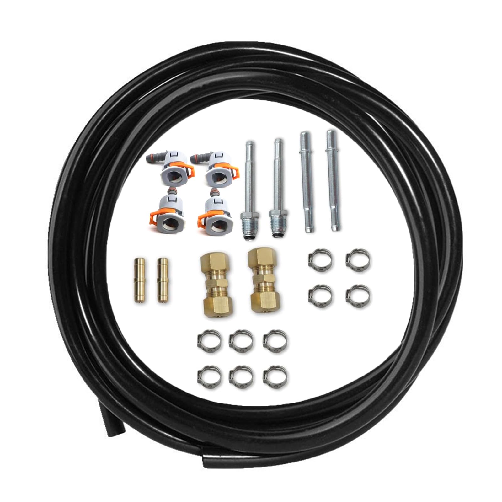 Amazon.com: FLK-38 Automotive replacement fuel lines Repair Kit 3/8 ...