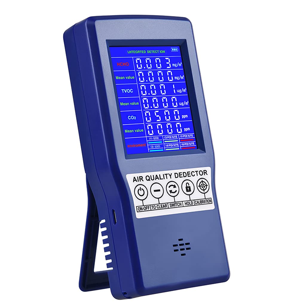 Buy Folewr Air Quality Monitor Upgraded Tester for CO2 Formaldehyde ...