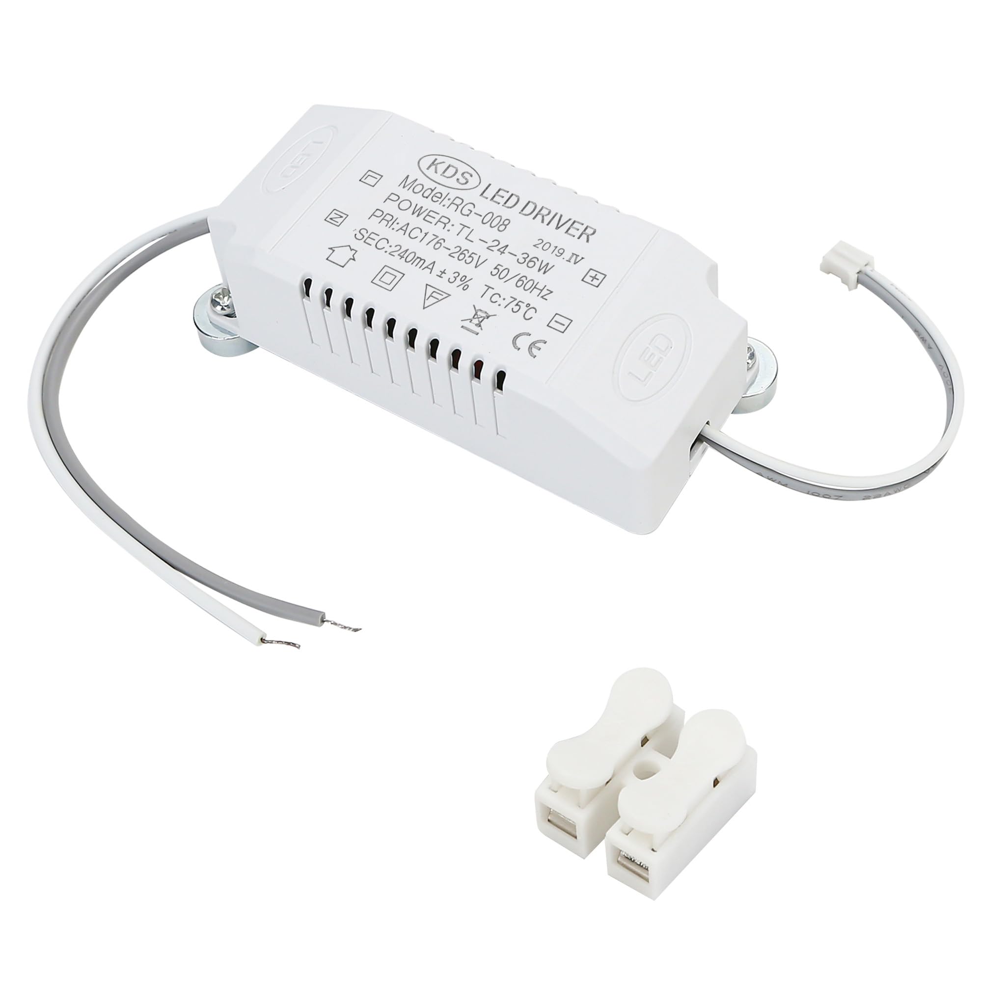24-36W Replacement LED Drivers 240mA, LED Power Supply Adapter Starter ...