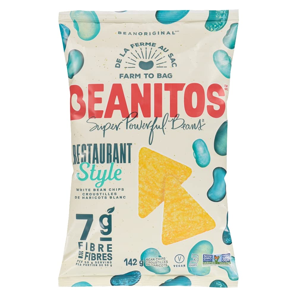 Amazon.com : BEANITOS Restaurant Style White Bean Tortilla Chips, 142 ...