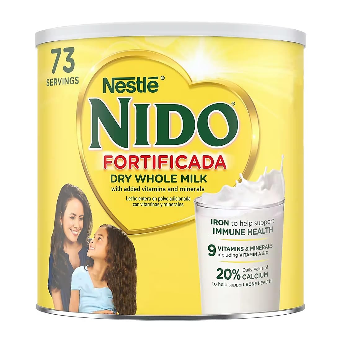 Buy Nestle Nido Fortified Whole Milk Powder - 4.85 lbs, Enriched with s ...