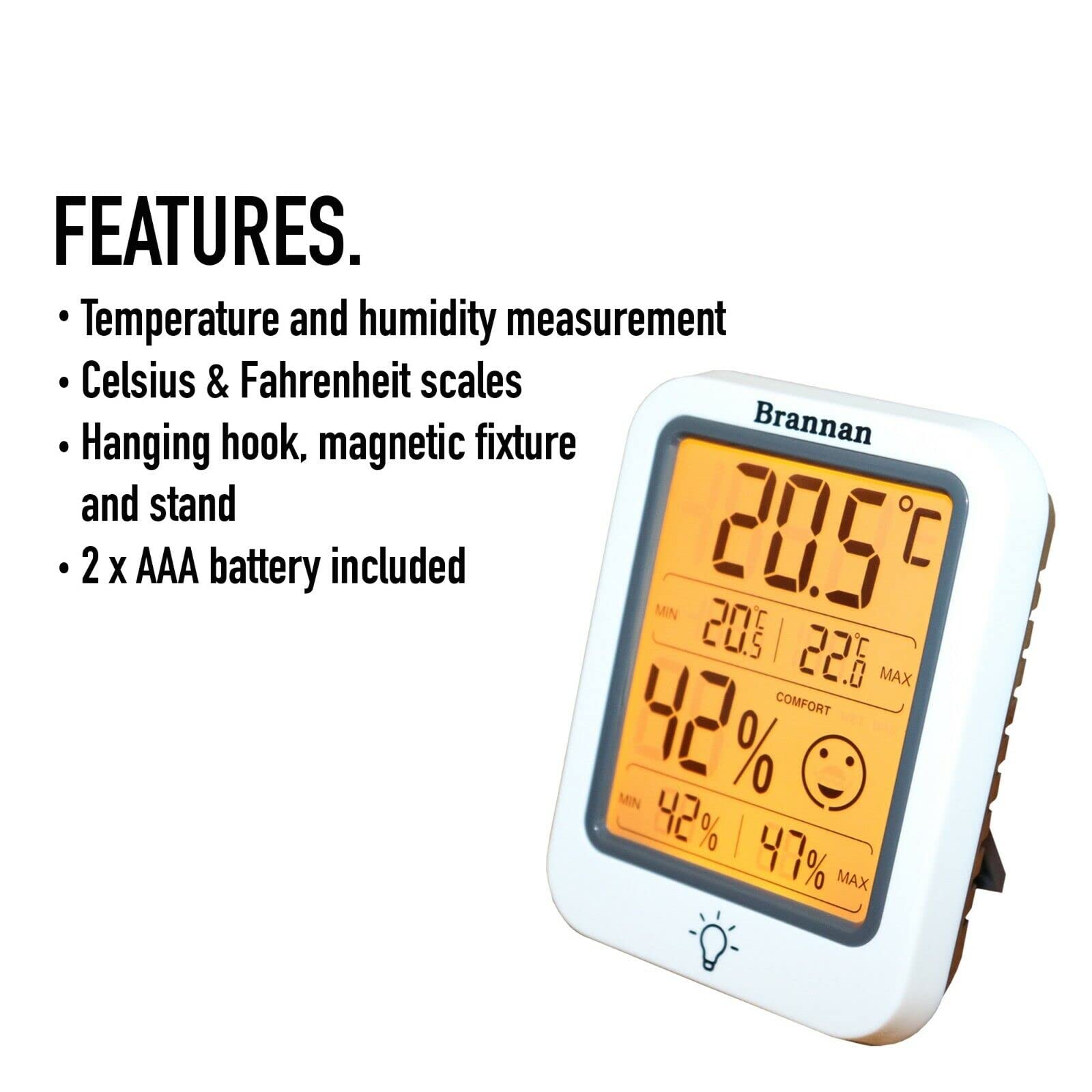 Snapklik.com : Digital Room Thermometer Hygrometer Indoor Humidity ...