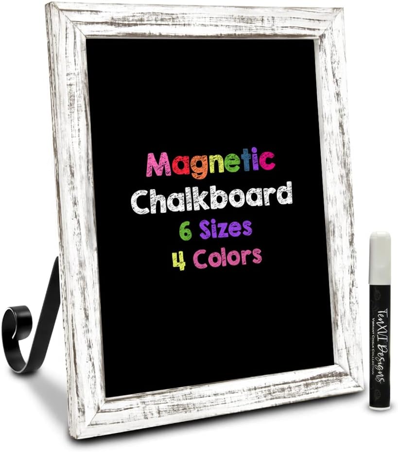 Amazon.com: MyGift 10 x 14 Inch Tabletop Chalkboard Menu Sign with ...