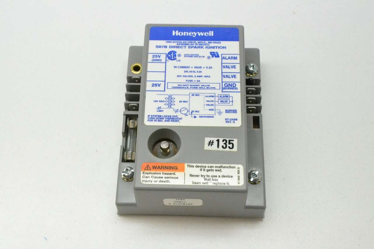 Amazon.com: Honeywell, Inc. S87B1016 Direct Spark Ignition Module, 11 ...