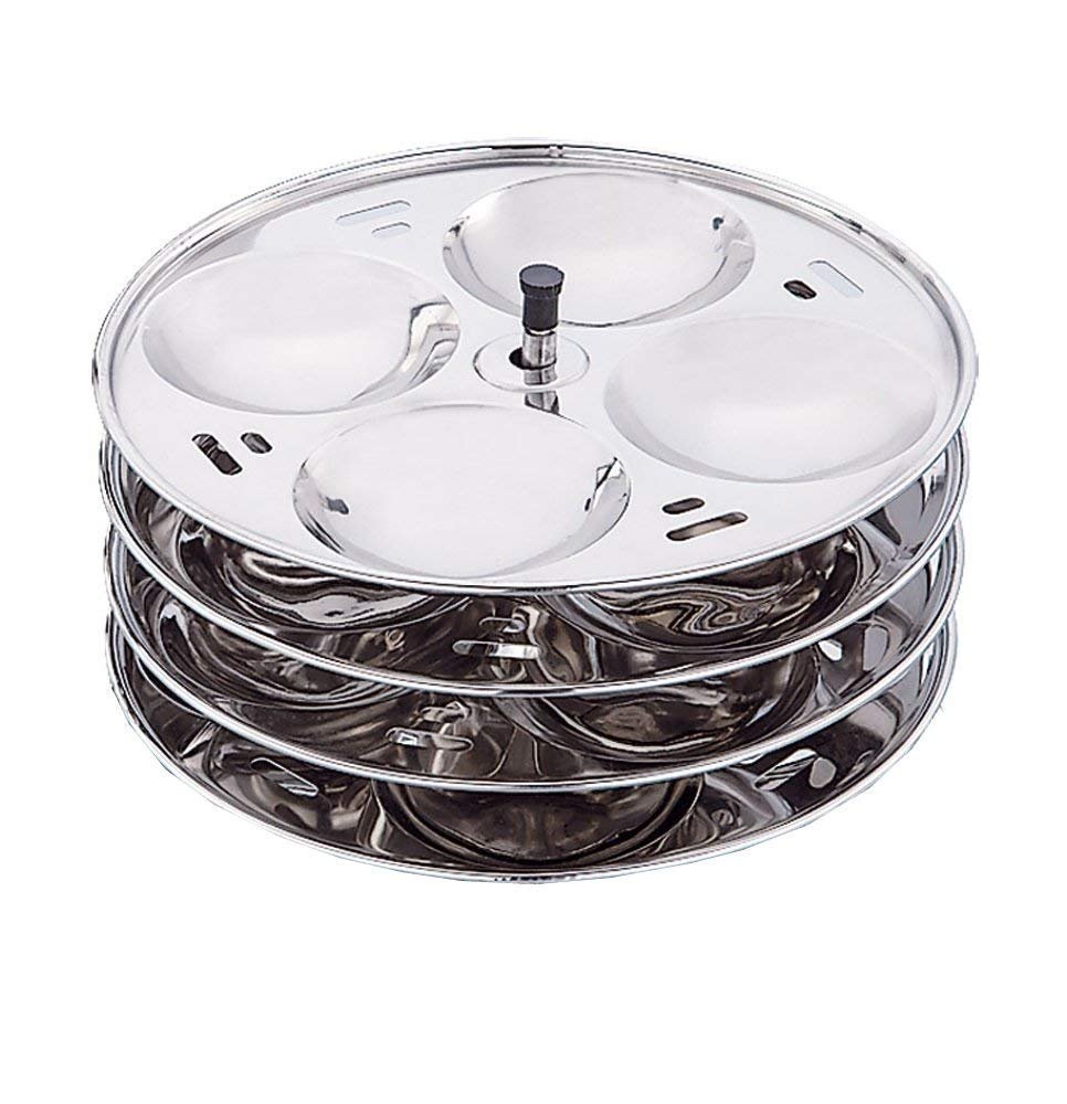 Buy Generic Stainless Steel Small Round Idly Utensil Stand for ...