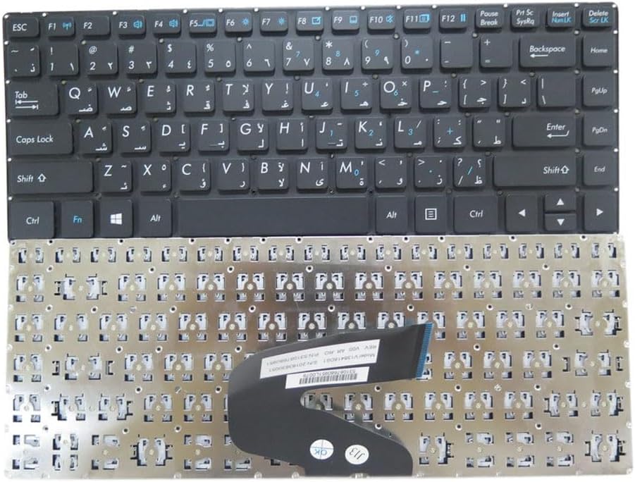 Amazon.com: Laptop Keyboard for GETAC S410 G2 S410G2 Arabia AR-RO ...