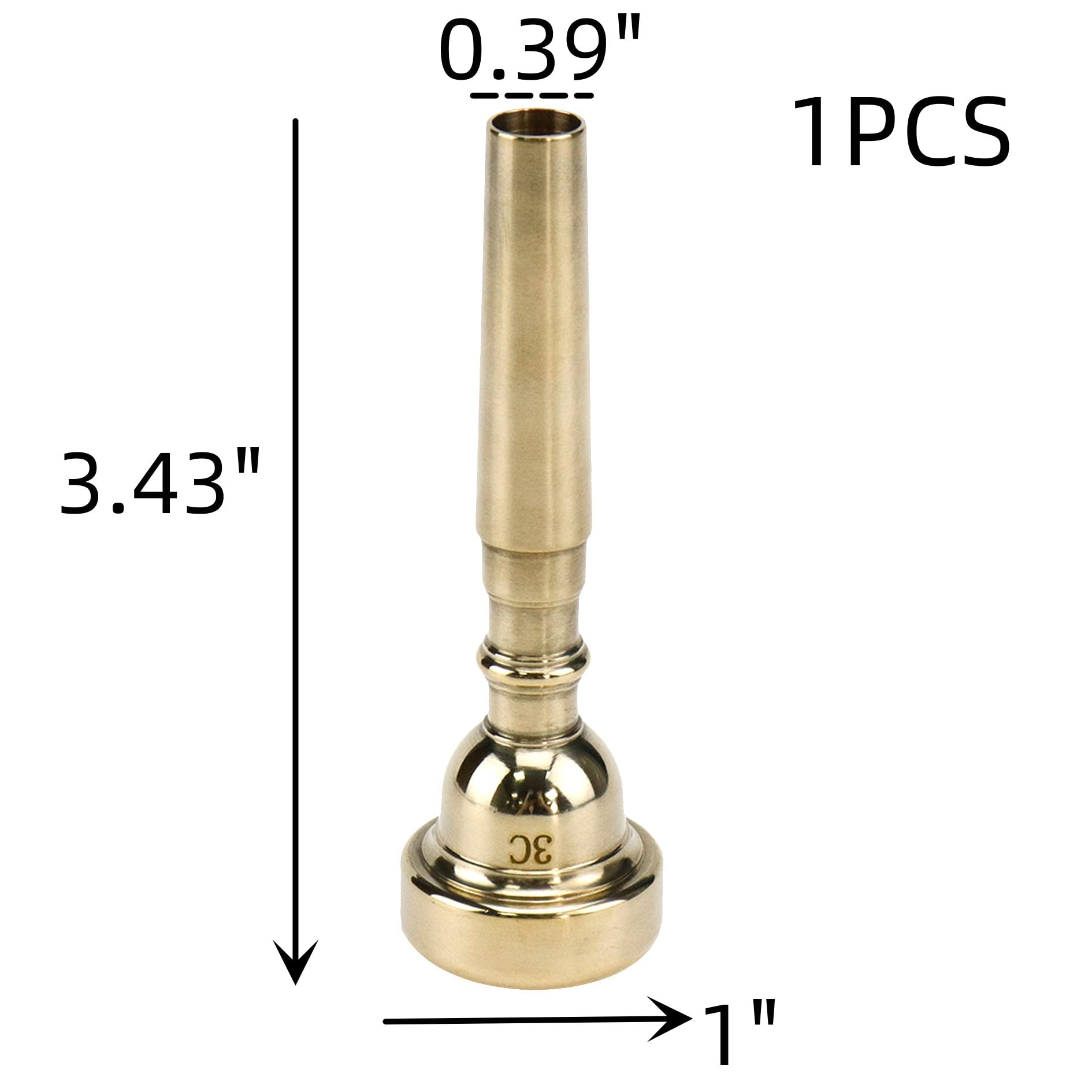 Snapklik.com : Oedema 3C Trumpet Mouthpiece Trombone Mouthpiece Musical ...