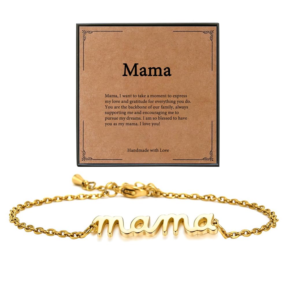 Amazon.com: Mothers Day Gifts for Mom, Personalized Mom Bracelet ...