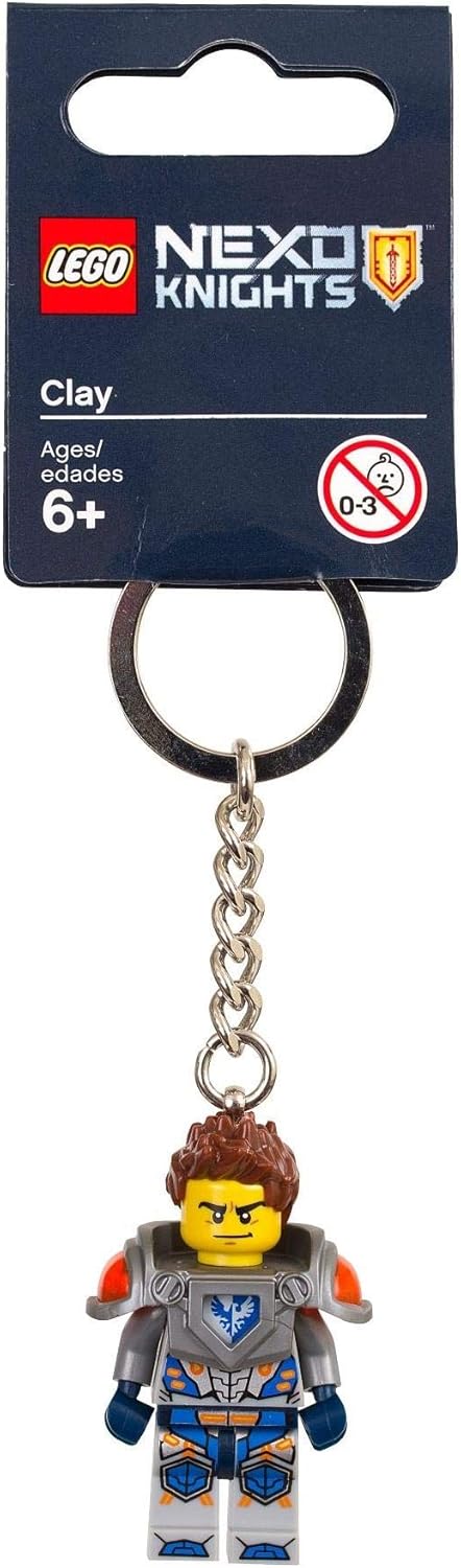 Amazon.com: Lego Nexo Knights Clay Keychain / Keyring 853521 by LEGO ...