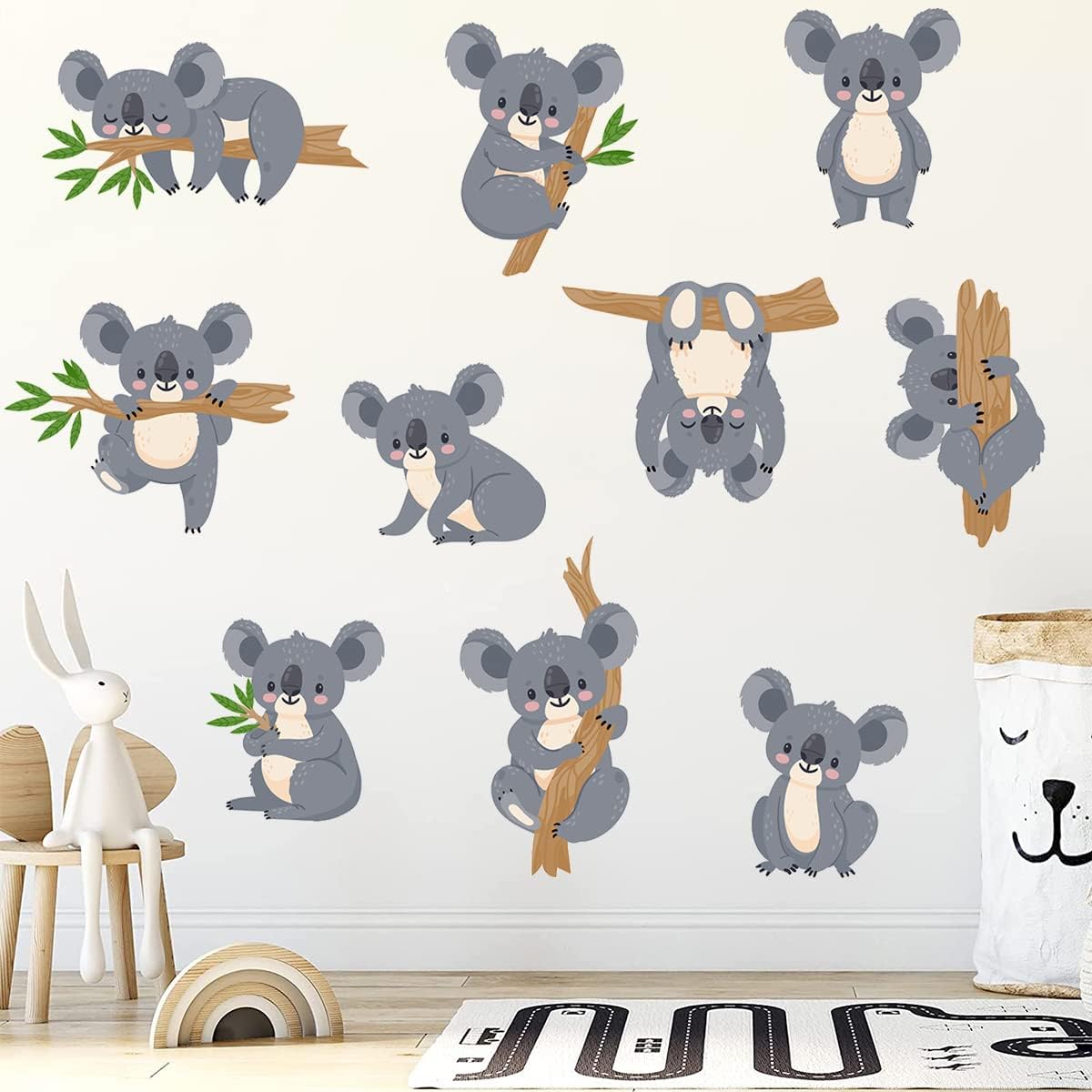 Amazon.com: wondever Koala Tree Branch Wall Decals Animal Koala Bear ...