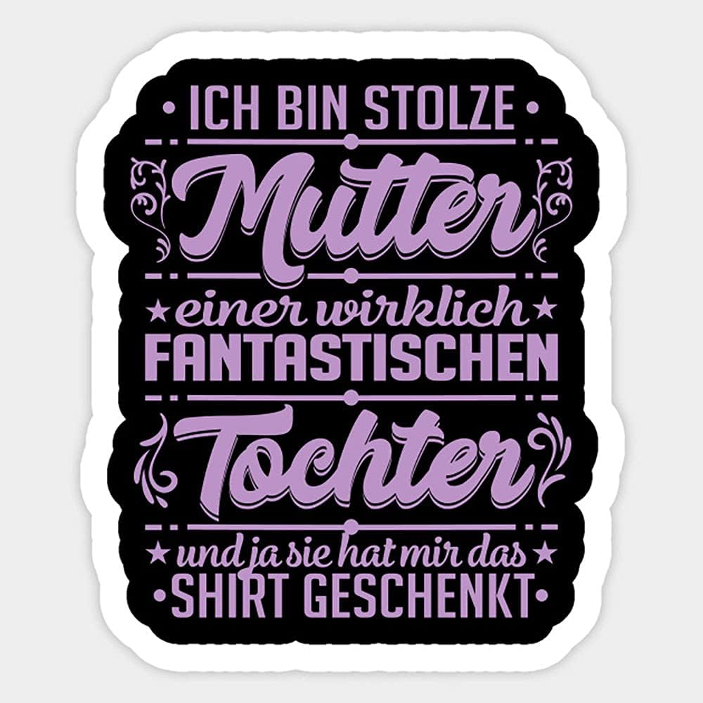 Amazon.com: Familie Mutter Stolz ungeheuer fantastisch Tochter Stickers ...