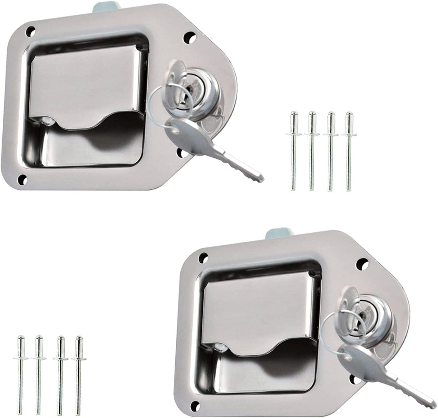 Amazon.com: Loksun 2Pcs Truck Tool Box Latch Replacement, Stainless ...