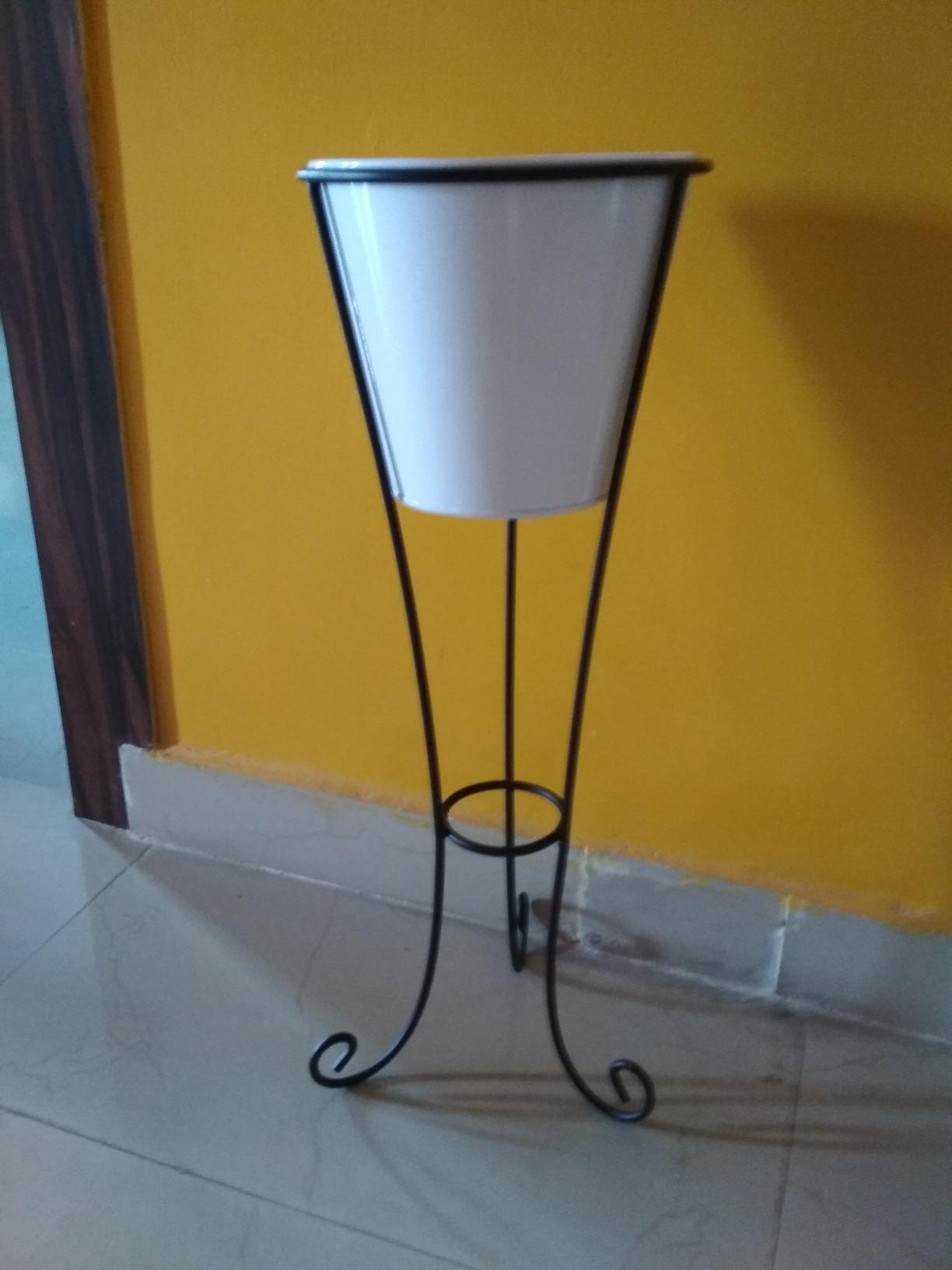 GIG Handicrafts Modern Style Iron Pot Stand Large with Metal Pot Plant ...