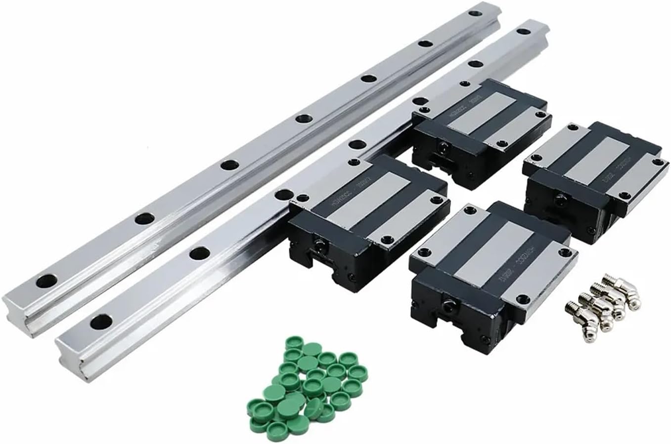 Linear Guides 2 Pcs HGH25 / HGR25 200-2500mm Linear Rails + 4 Pcs ...
