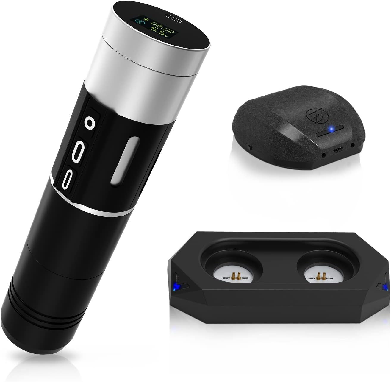 Amazon.com: Mast Tattoo Gun Kit Fold2 Pro Wireless Pen Machine, 2 ...