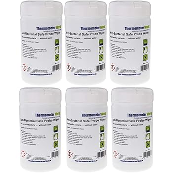 Anti-Bacterial Safe Probe Wipes - Tub of 200 | Disinfectant Cleaning ...